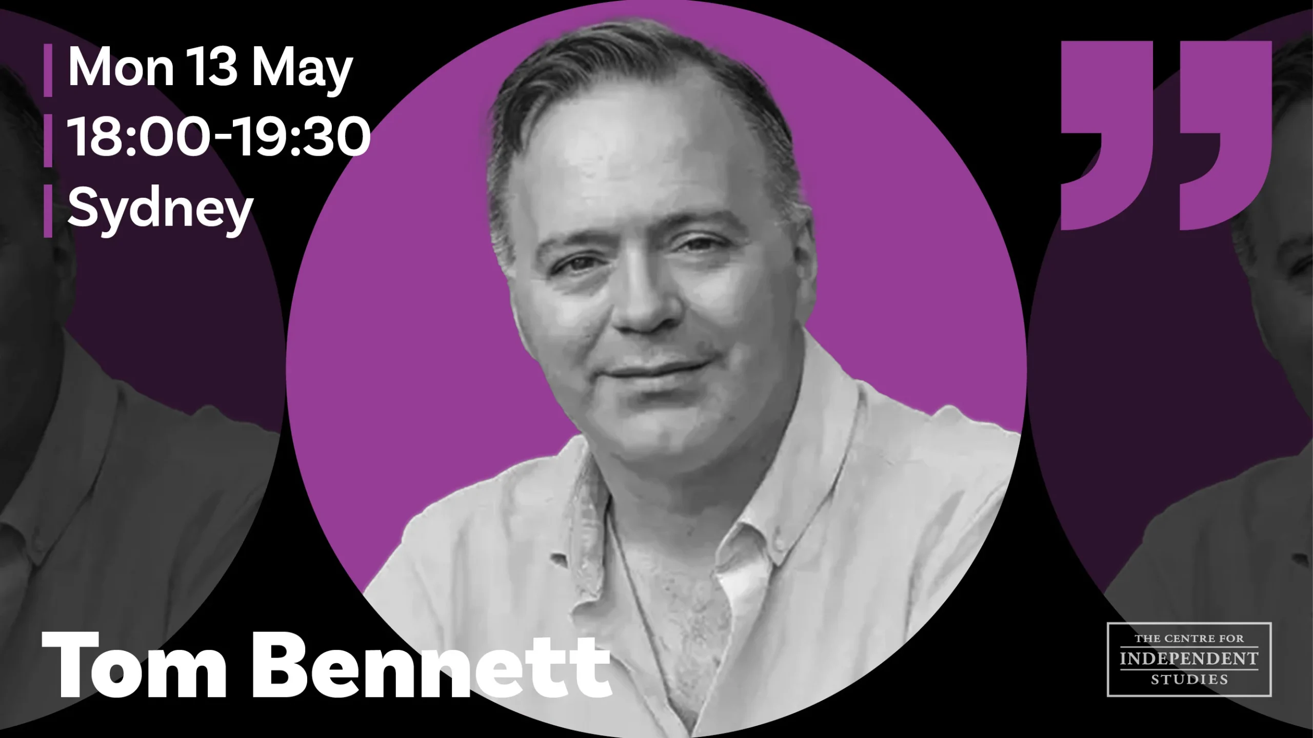 An Evening with Tom Bennett