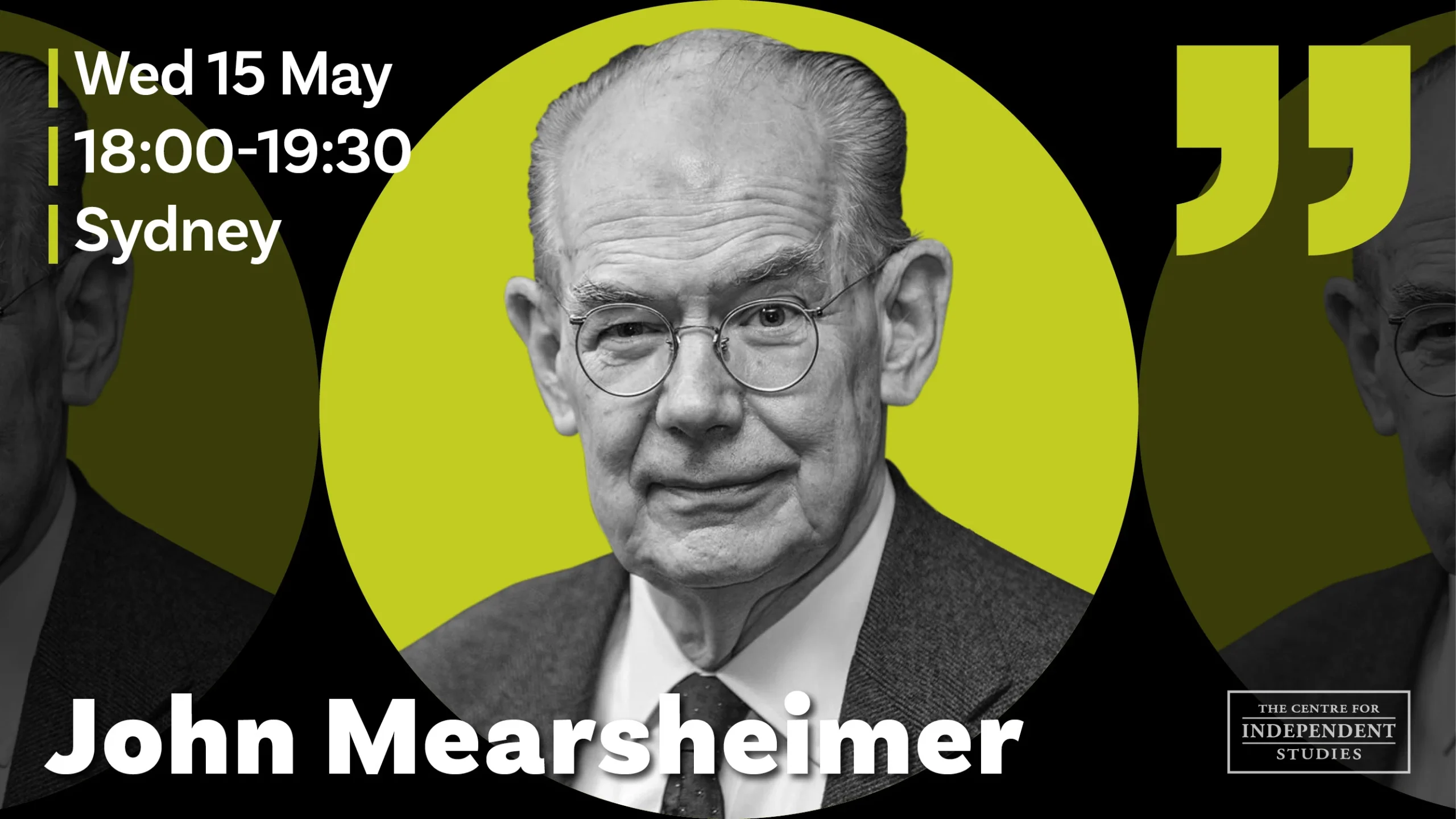 The Greater Middle East: Part 1 with John Mearsheimer